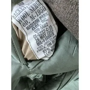 US Military | Jackets & Coats | Vintage 955 Us Army M195 Wool Serge ...